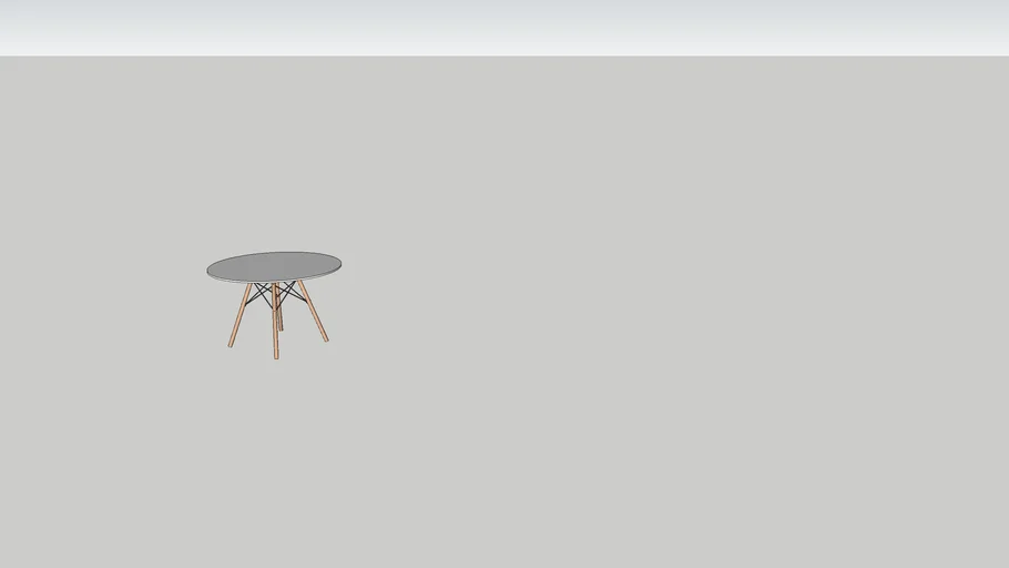 Eames Table jrrf | 3D Warehouse