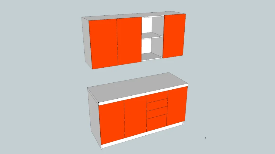 Pantry 1.60 m | 3D Warehouse