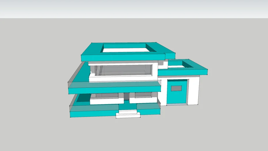 Minecraft Modern House | 3D Warehouse