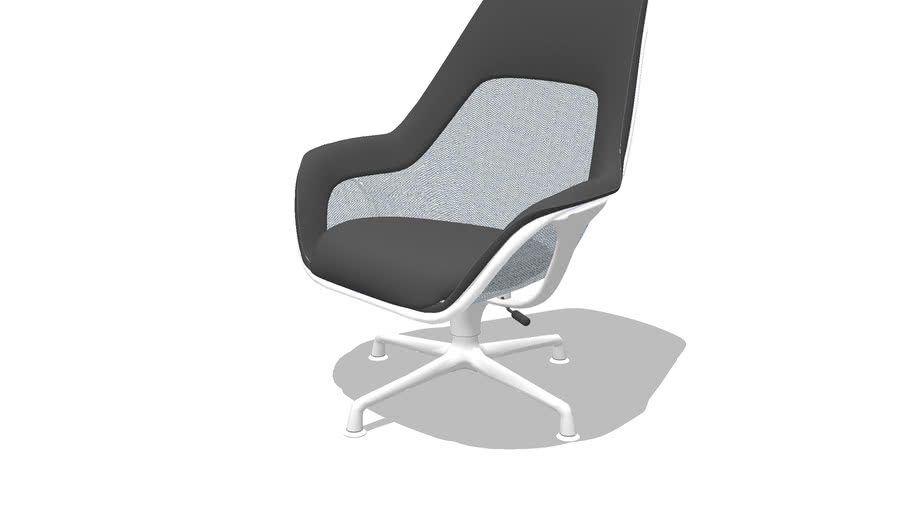 modern high back chair | 3D Warehouse