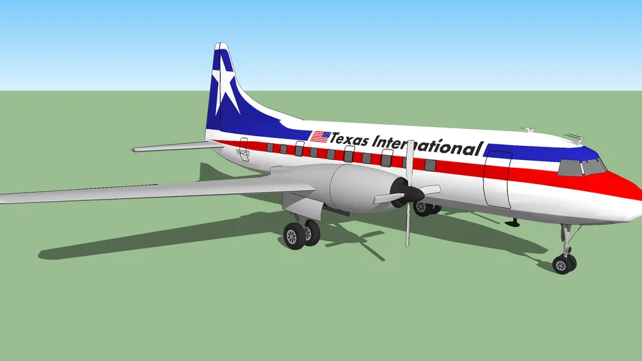 Texas International Airlines Convair CV-600 | 3D Warehouse