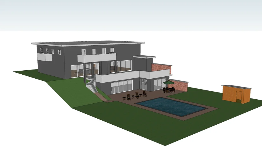 Modern house | 3D Warehouse