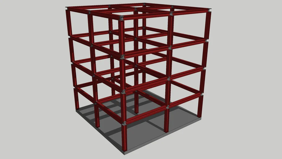 I-Beam Building Shell | 3D Warehouse