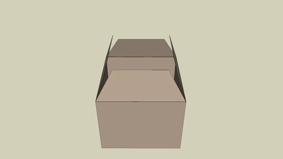 cardboard box | 3D Warehouse