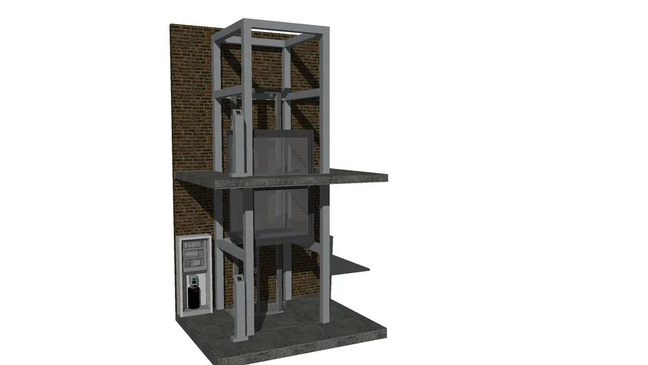 Elevador Cabina Semi Completa | 3D Warehouse