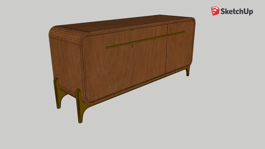 Buffet Cori 1,66 | 3D Warehouse