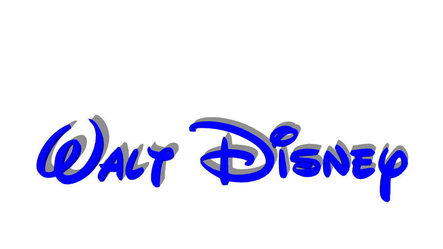 Walt Disney logo | 3D Warehouse