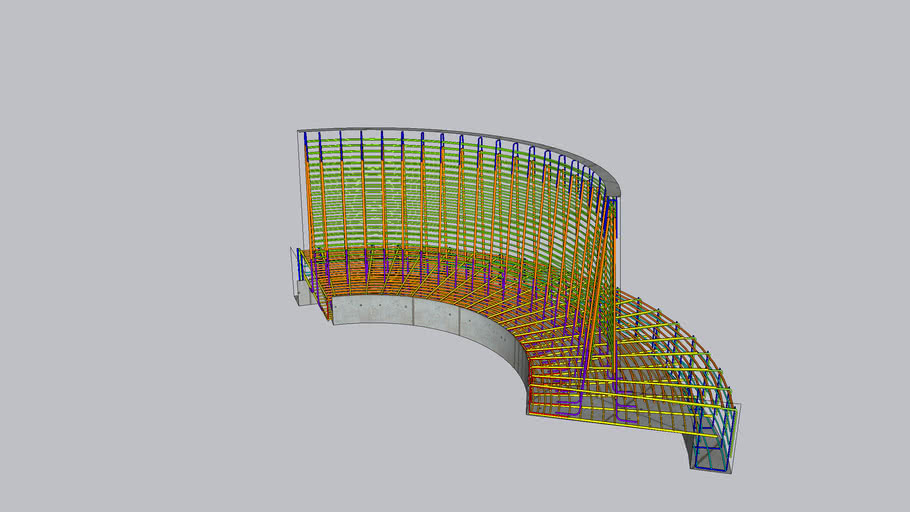 Curved Retaining Wall | 3D Warehouse