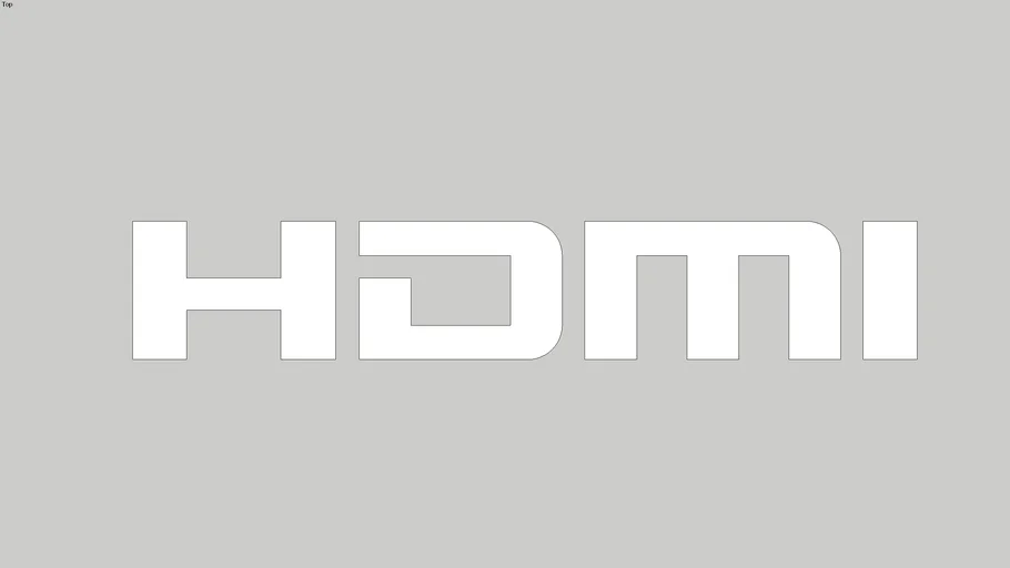HDMI vector logo | 3D Warehouse