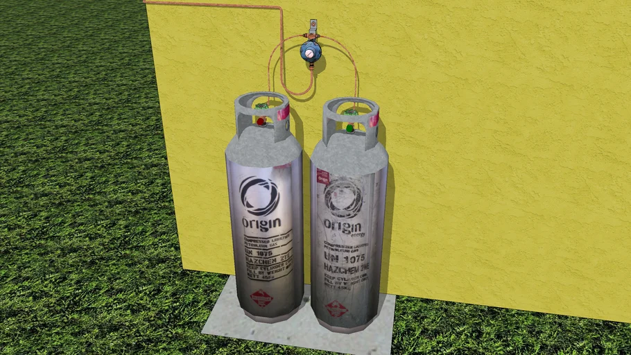 Gass cylinders | 3D Warehouse