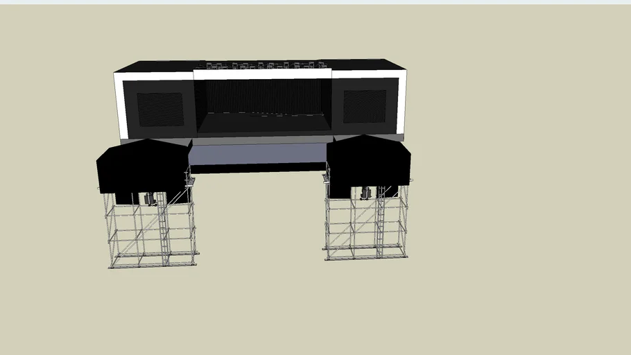 concert stage | 3D Warehouse