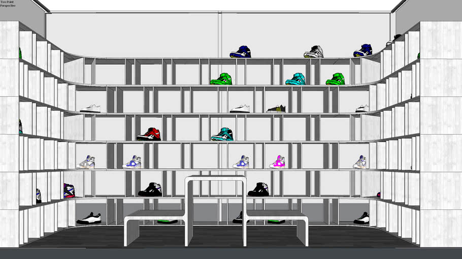 shoe rack | 3D Warehouse