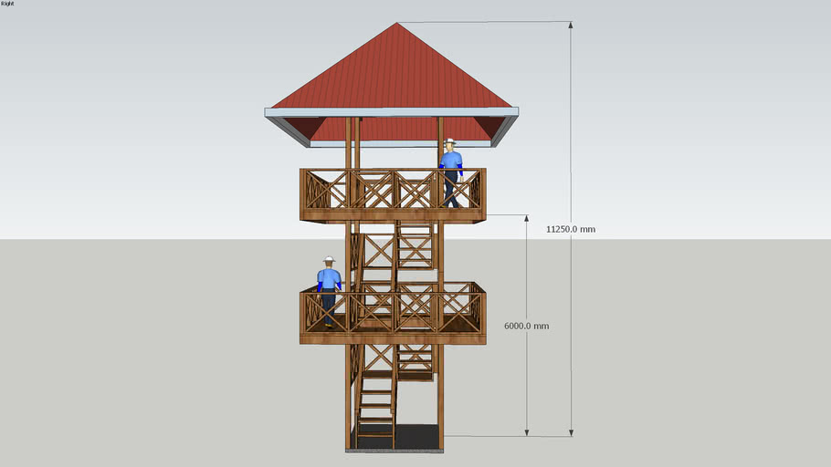 Observation Tower V1 - May2013 | 3D Warehouse