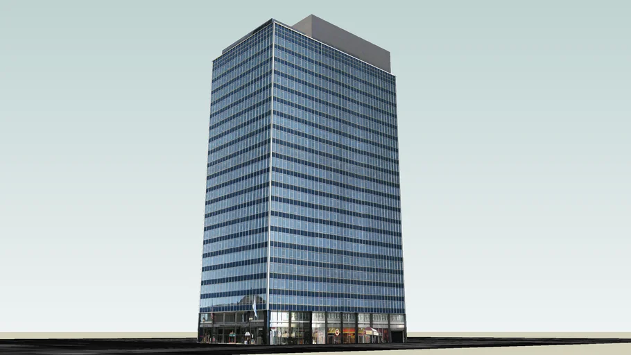 Borg-Warner Building | 3D Warehouse