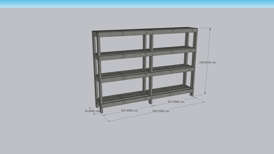 Rak Sepatu | 3D Warehouse