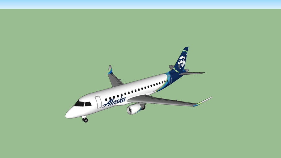 Alaska Airlines Embraer 175 | 3D Warehouse