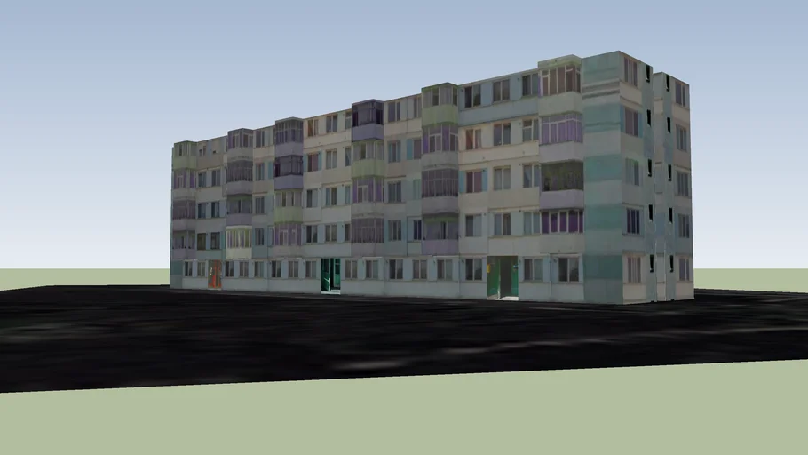 Bloc 11 Bulevardul Oituz, Onesti, Romania | 3D Warehouse