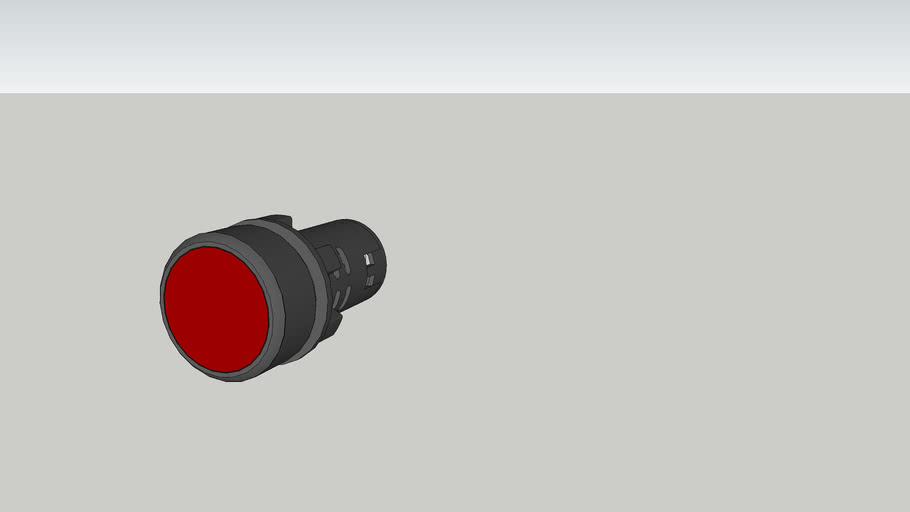 Switch Push Botton 22mm RED | 3D Warehouse