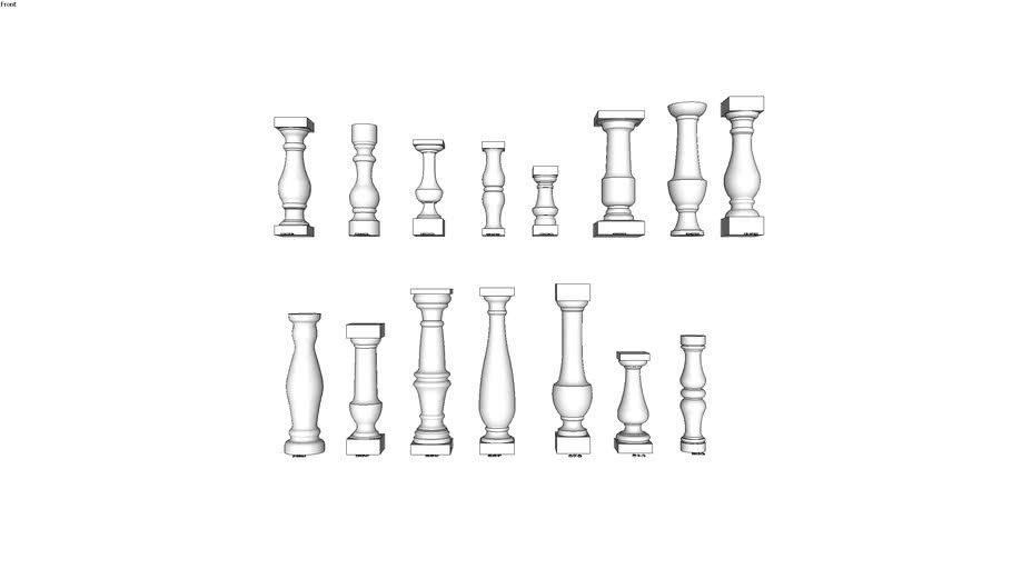 Balusters | 3D Warehouse