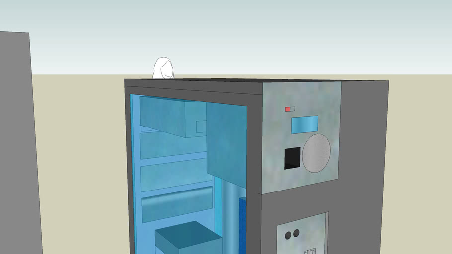computer + desk + monitor | 3D Warehouse