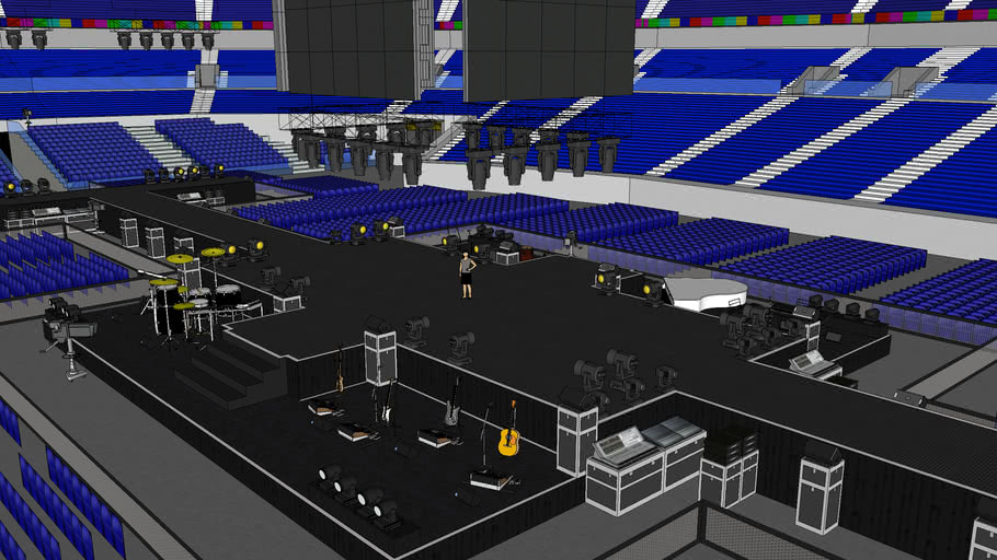 Stage Design (Center Stage) | 3D Warehouse