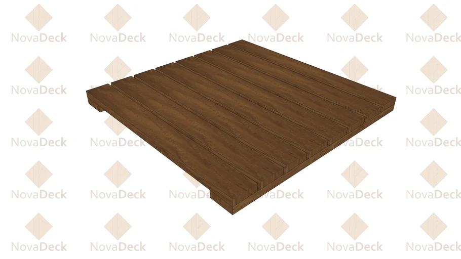 Deck modular 60x60cm | 3D Warehouse
