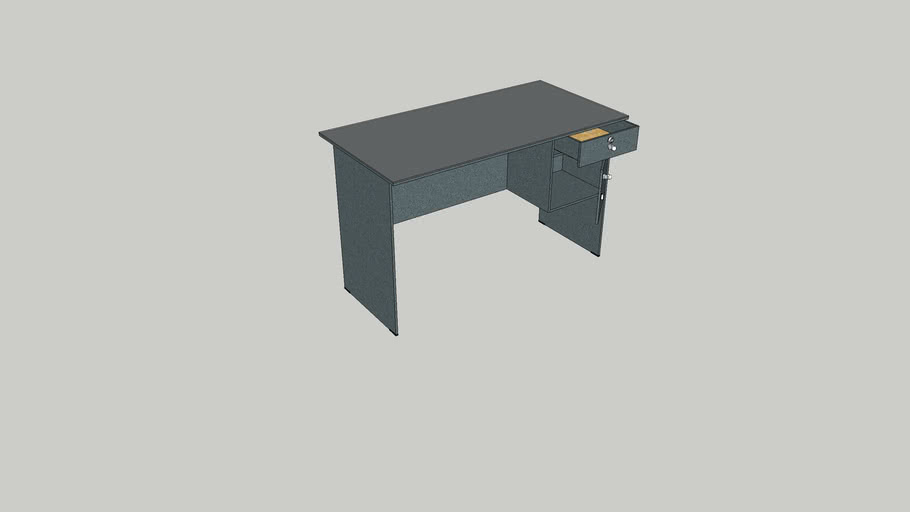 Meja Kantor Sederhana | 3D Warehouse