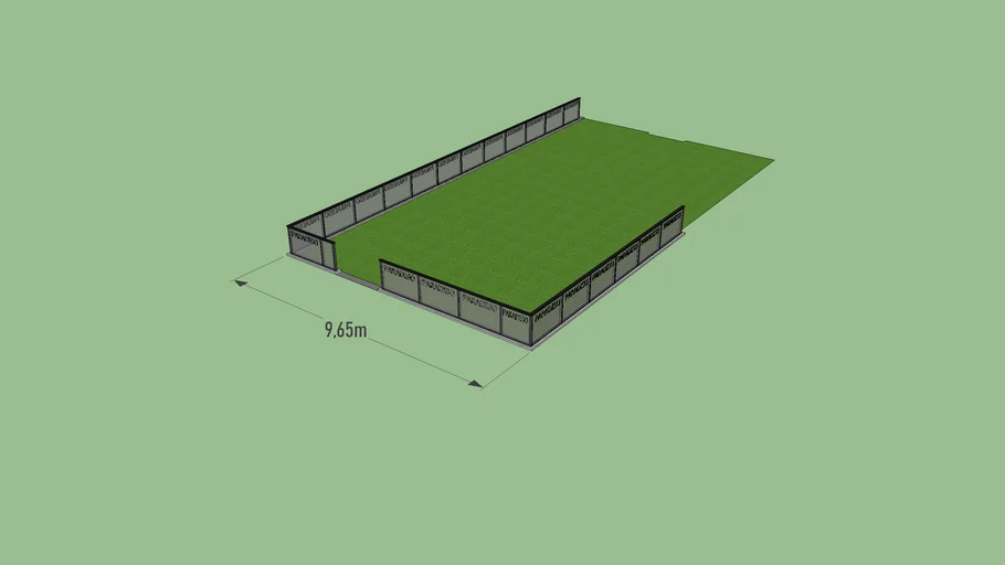 glass fence | 3D Warehouse