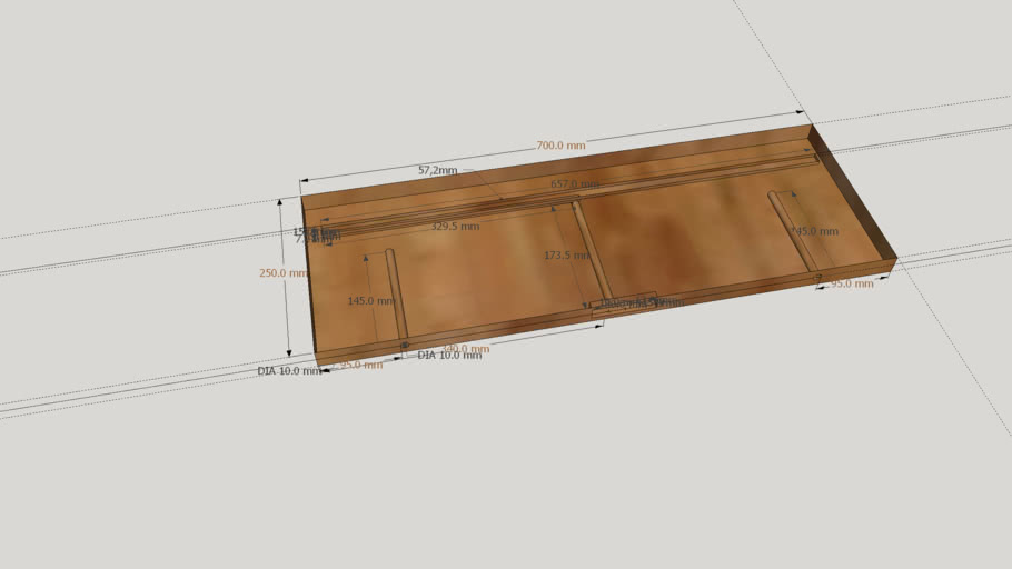 Floating Shelf with LED | 3D Warehouse