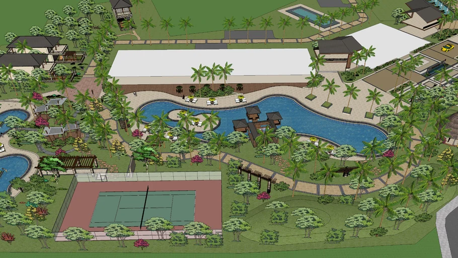 CẢNH QUAN RESORT | 3D Warehouse