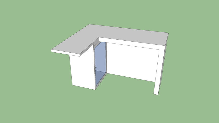 reception table | 3D Warehouse