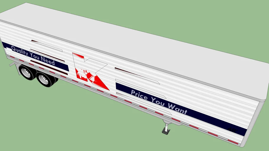 Van Trailer. (Kmart) 46' | 3D Warehouse