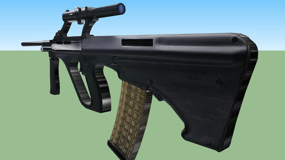 AUG weapon | 3D Warehouse