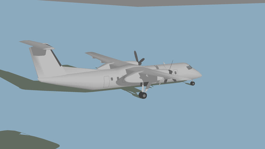 DeHavilland DHC-8-300/Dash-8 Template {488Kb} | 3D Warehouse