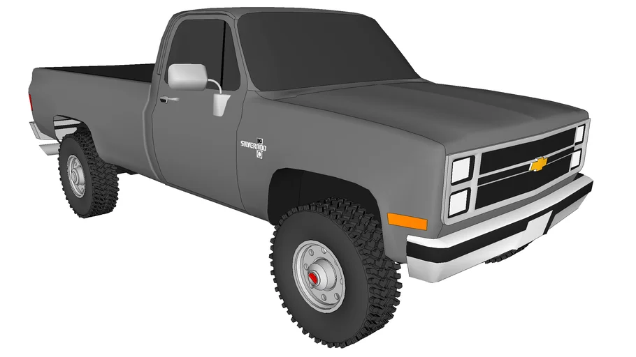 Box Chevy Truck On 30s