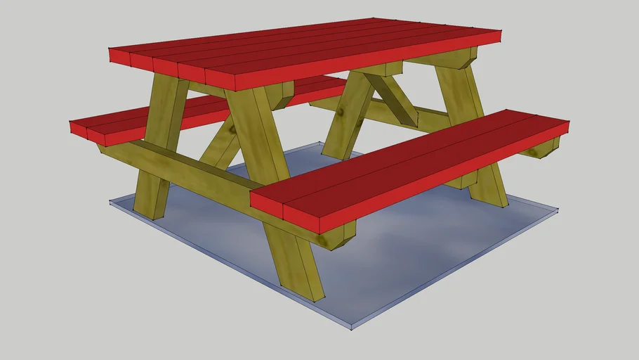 Picnic Table | 3D Warehouse