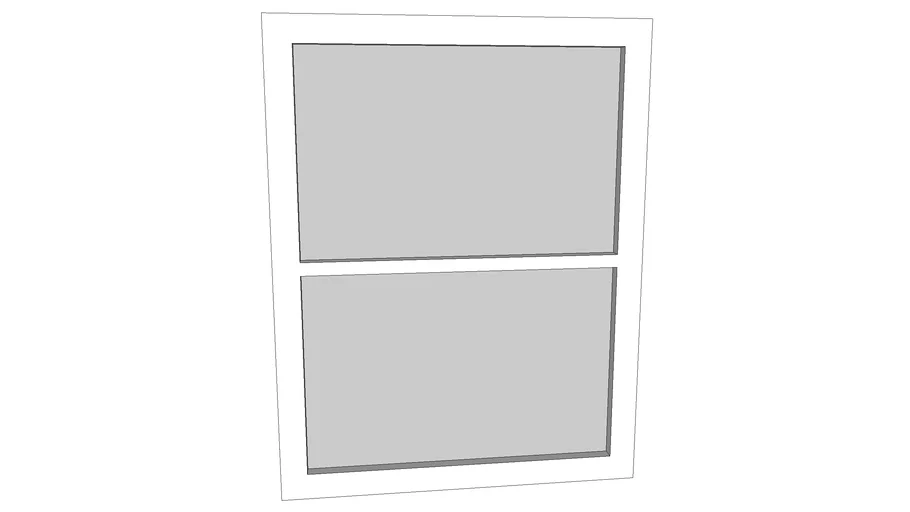 2'4 x 3' dh window | 3D Warehouse