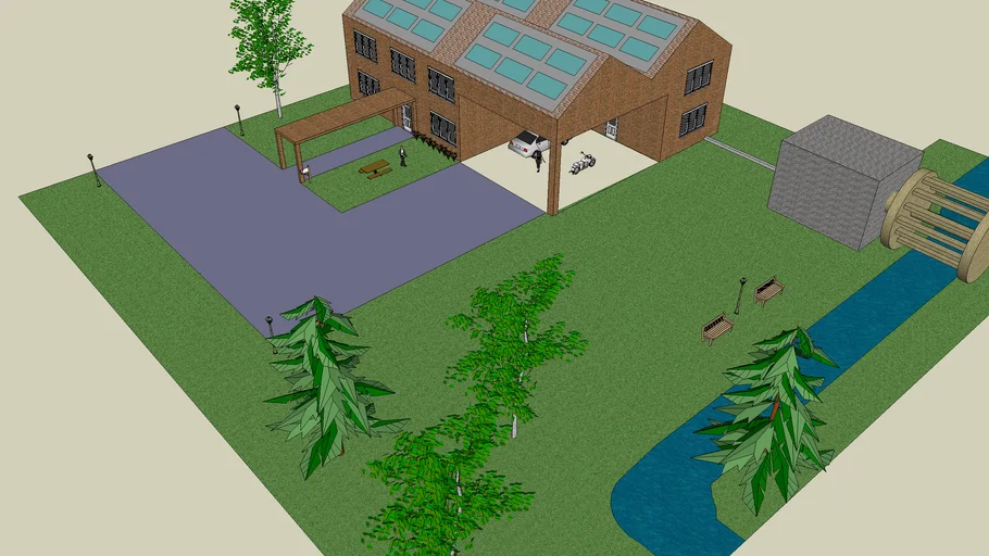 casa para la clase de informatica | 3D Warehouse