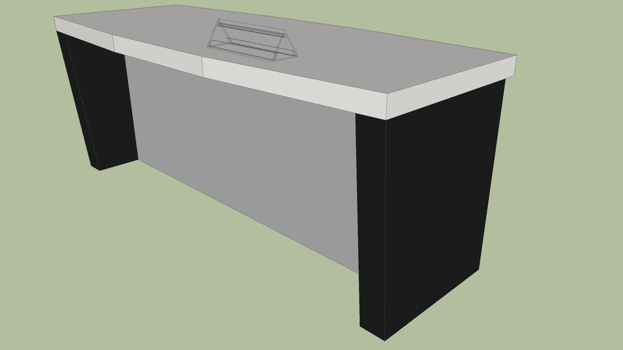 counter desk | 3D Warehouse