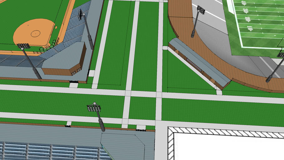 sports complex final | 3D Warehouse