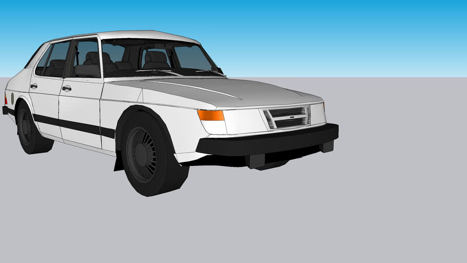 1992 SAAB 900 sedan | 3D Warehouse