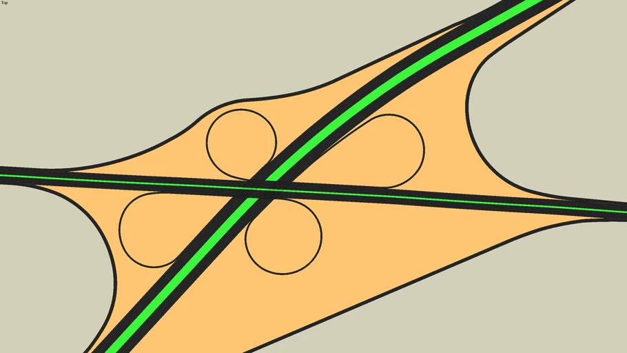 Dubai Interchange 2 - Cloverleaf | 3D Warehouse