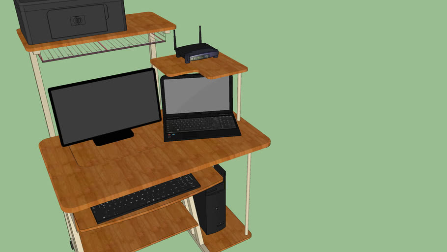 Computer Desk | 3D Warehouse
