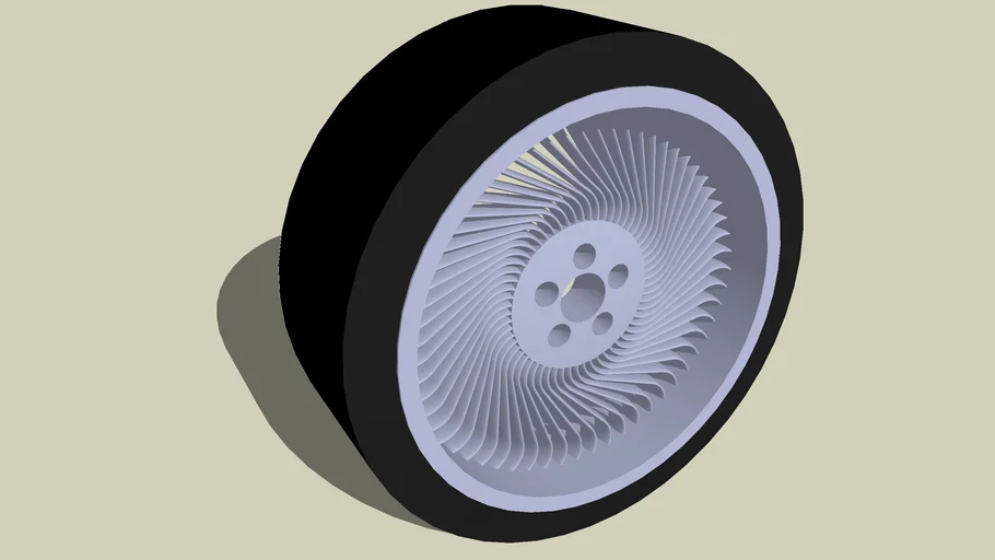 WHEEL 'SWIRL-60' by T.O.M. | 3D Warehouse