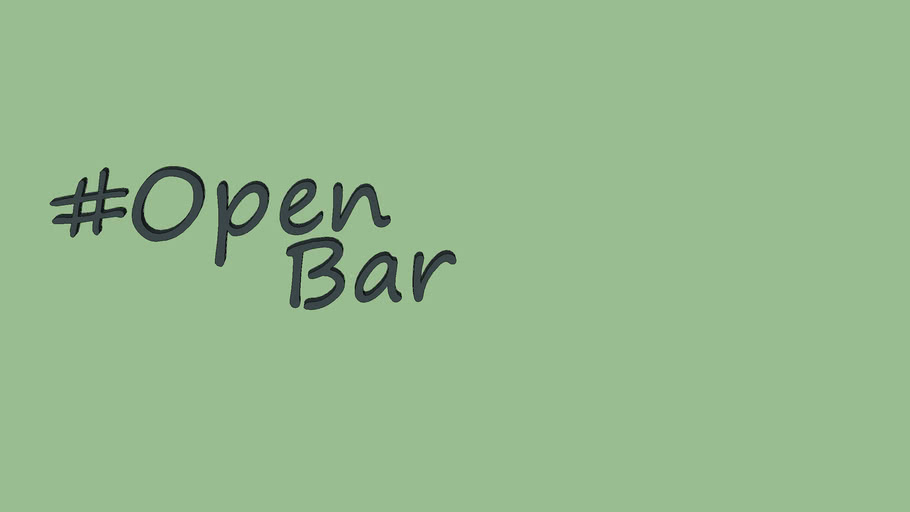 mabilli #open bar | 3D Warehouse