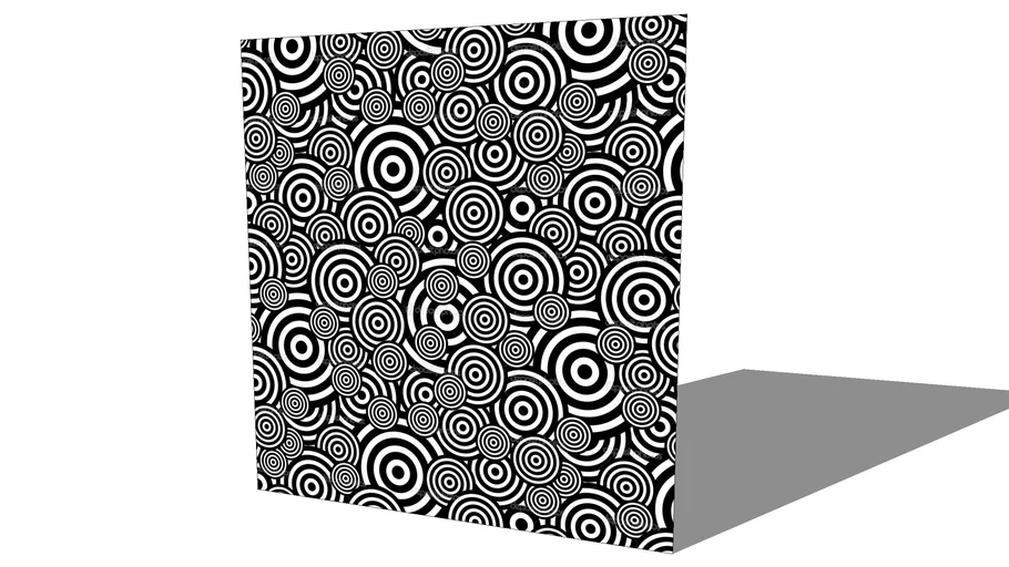 3D psychedelic wall pattern (seamless) | 3D Warehouse