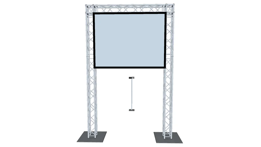 Projector Truss Arch 4.5m x 2.5m | 3D Warehouse