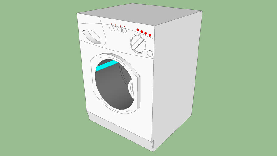 Hotpoint WMA34 White 2001 | 3D Warehouse