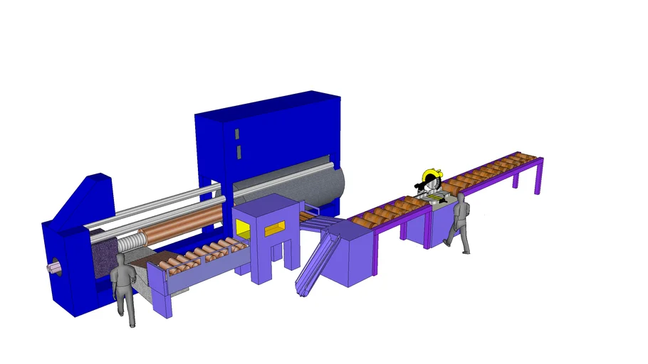 Aluminium Extrusion Press | 3D Warehouse