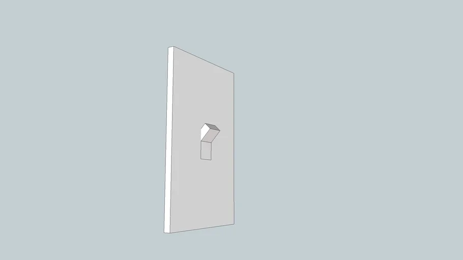 Light Switch Plain | 3D Warehouse